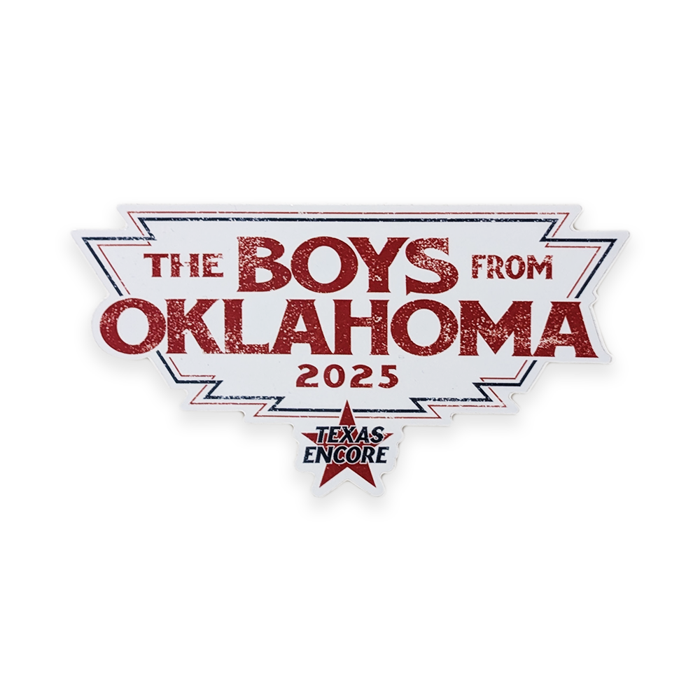 BFOK '25 Texas Encore Sticker – Cross Canadian Ragweed Merch